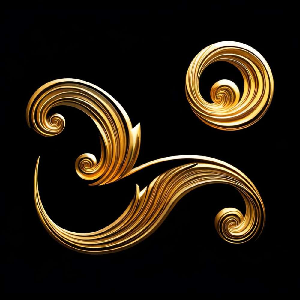 VJ Loops Pack Vol.100 - Golden Symbols