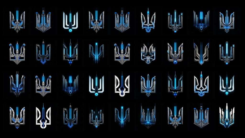 VJ Loops Pack Vol.98 - Trident Patterns