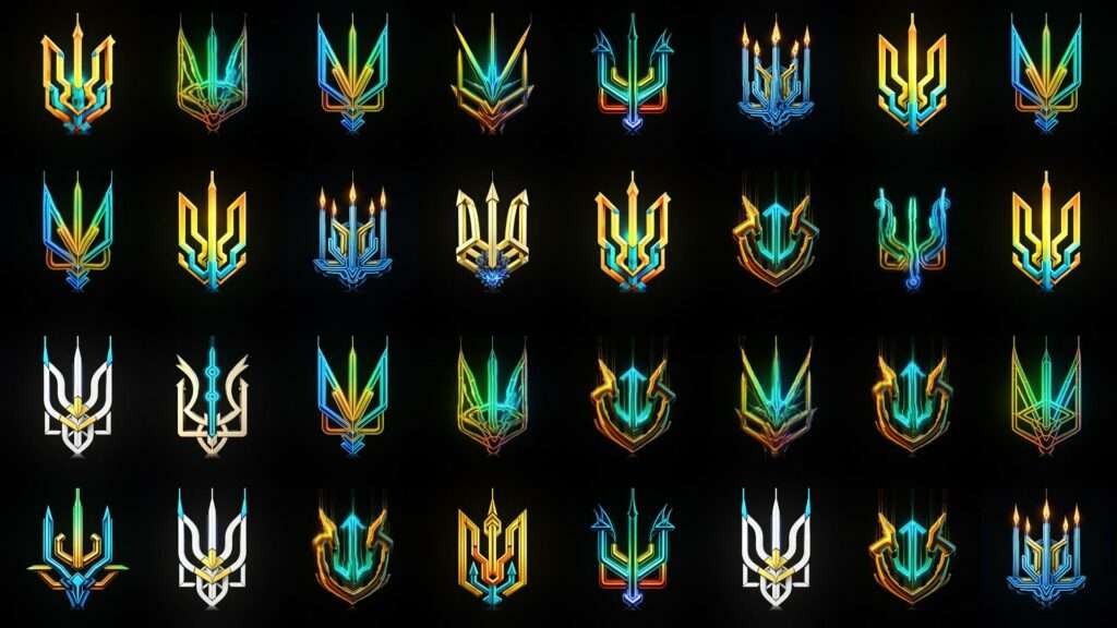 VJ Loops Pack Vol.98 - Trident Patterns